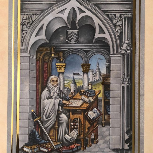 Gandalf In the Library at Minas Tirith - Jay's Tolkien
