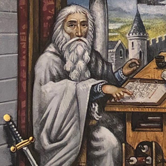 Gandalf In the Library at Minas Tirith - Jay's Tolkien