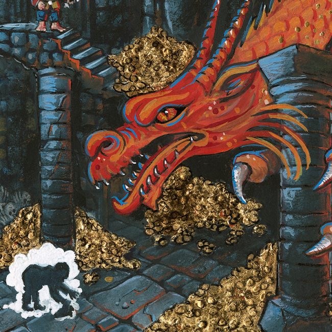 Conversation with Smaug (Miniature) - Jay's Tolkien