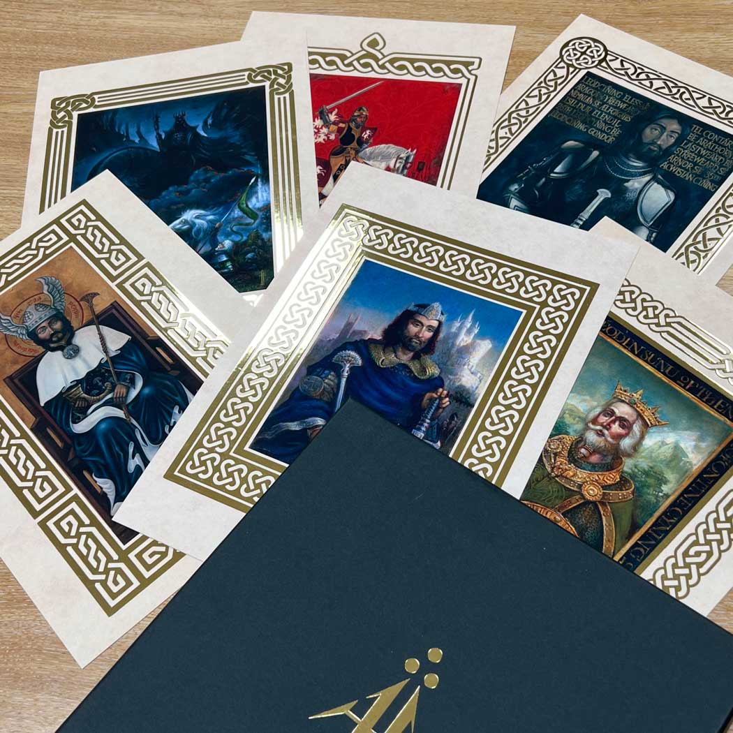Kings of Middle Earth Gold foil Series (Aragorn and Theoden) - Jay's ...