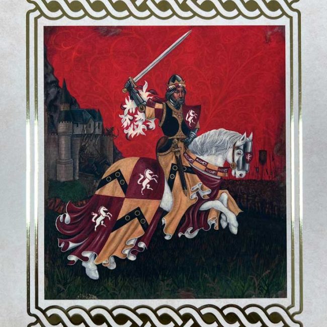 Kings of Middle Earth Gold foil Series (6 prints) (Aragorn and Theoden ...